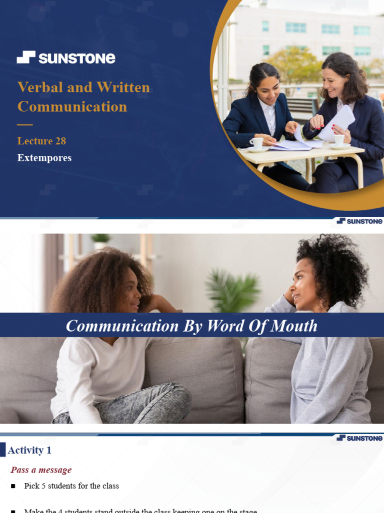 Lecture 28 Extempores-1697797698548 | PDF | Communication | Cognition