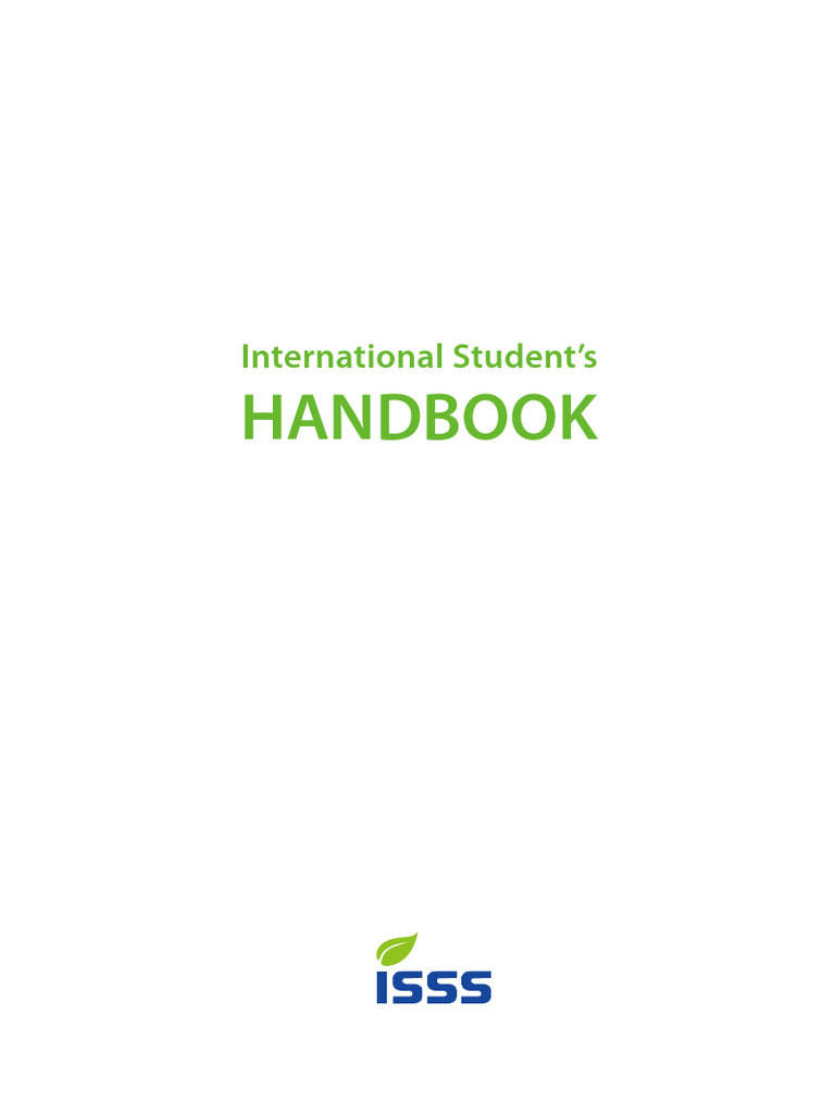 2019 Intl Students Handbook | PDF