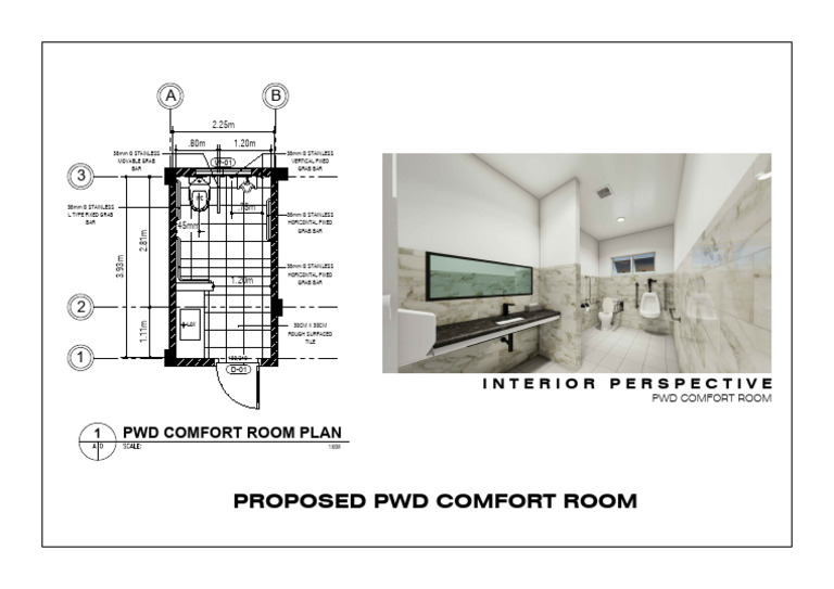 PWD Comfort Room Plan | PDF