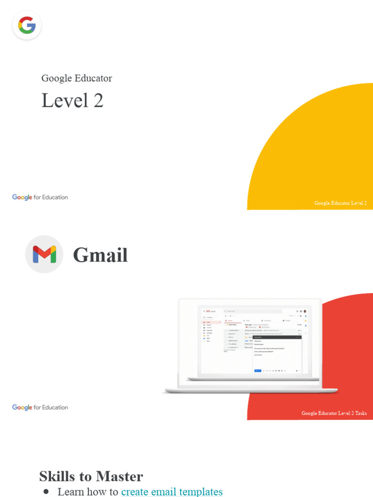 Google Educator - Gmail | PDF