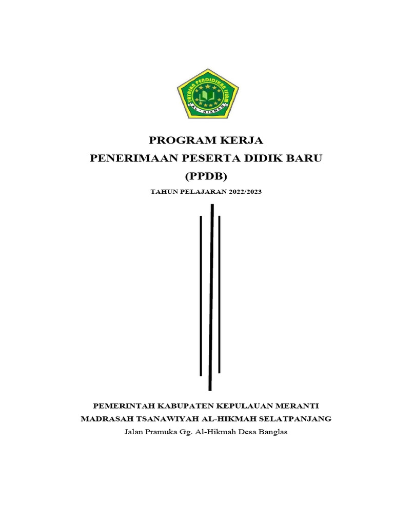 Program Kerja PPDB | PDF | Bisnis | Sains & Matematika