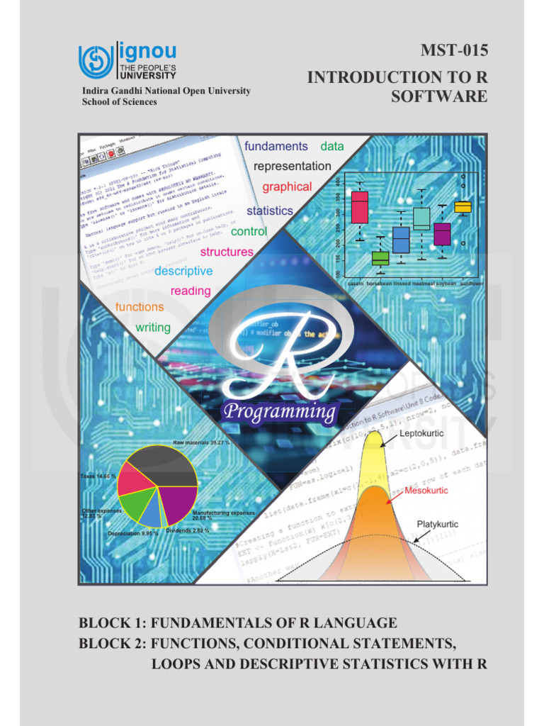 MST 015 | PDF | R (Programming Language) | Command Line Interface