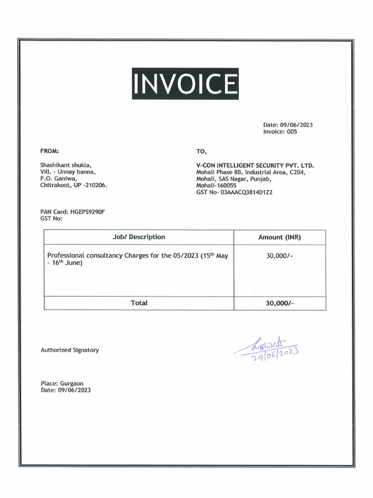 Invoice June | PDF