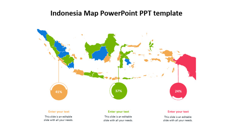 Editable Indonesia Map PPT Template | PDF