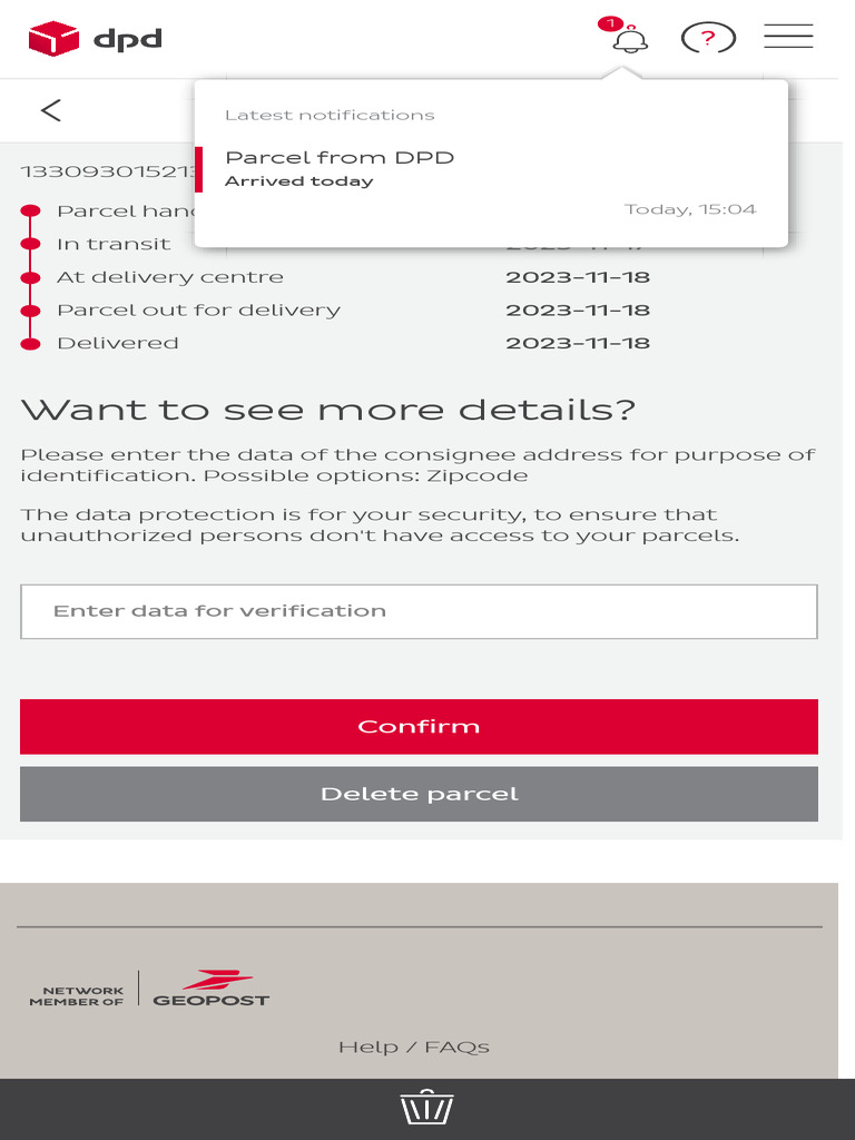 My Parcels - Mydpd - Dpd-Poland | PDF