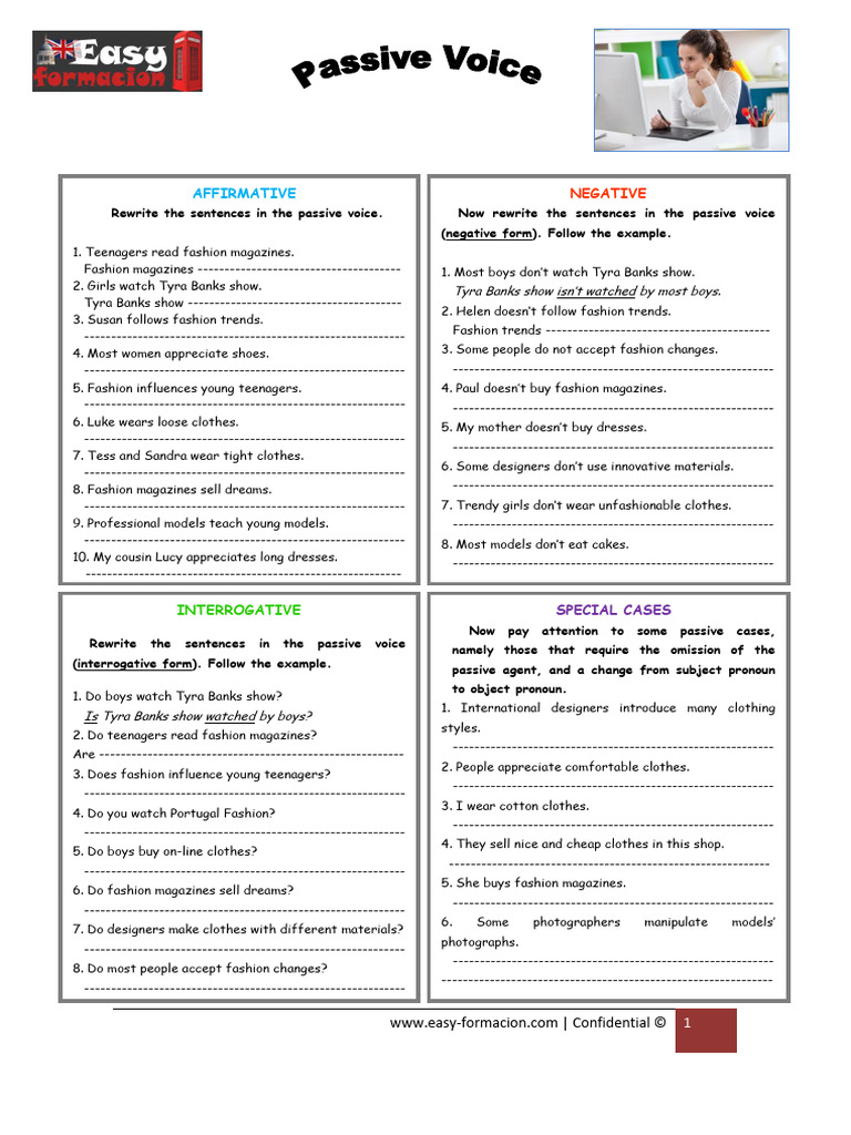 Passive Affirmative Negative Interrogative | Download Free PDF ...