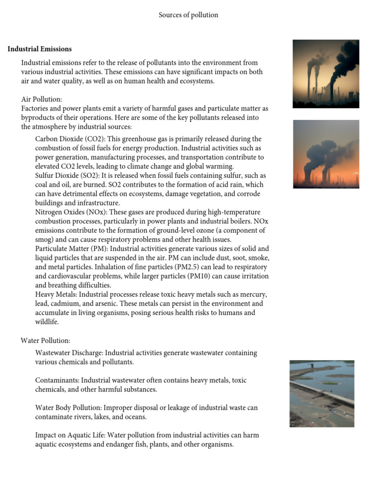Geography Project | PDF | Air Pollution | Particulates
