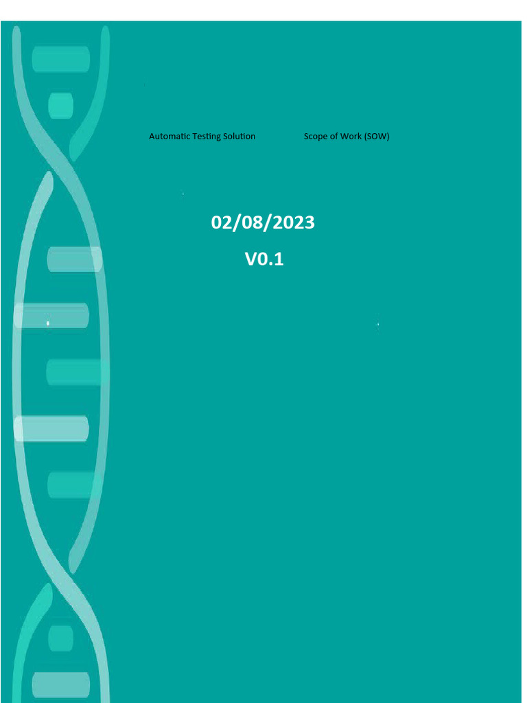 CER Automatic Testing Tool-Scope of Work (SOW) - 02082023 v0.1 | PDF ... CER Automatic Testing Tool-Scope of Work (SOW) - 02082023 v0.1 | PDF ...