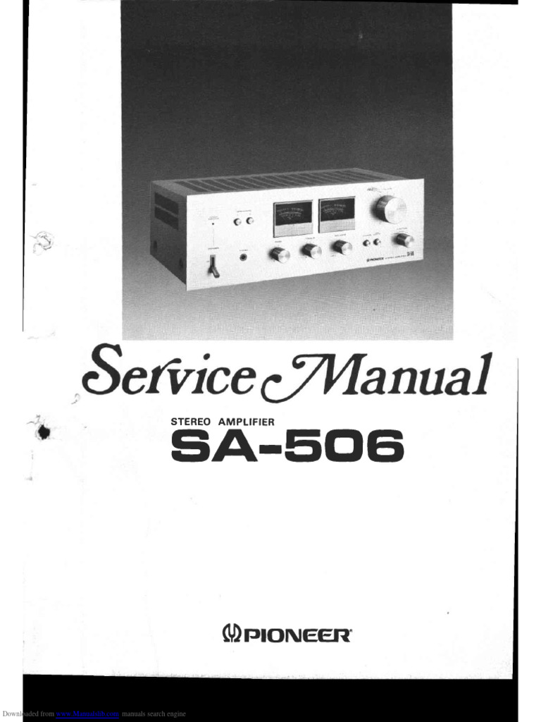 Sa 506 | PDF | Audio Electronics | Electricity