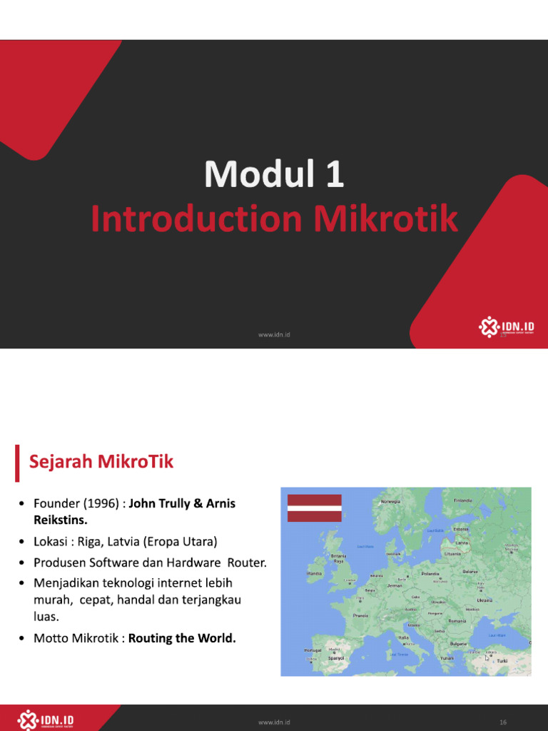 Materi 1 Mikrotik | PDF