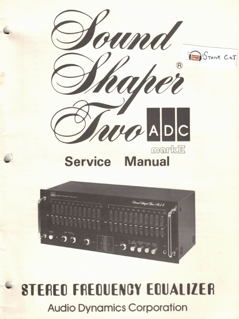 Hfe Adc Sound Shaper Two Mkii Service en | PDF