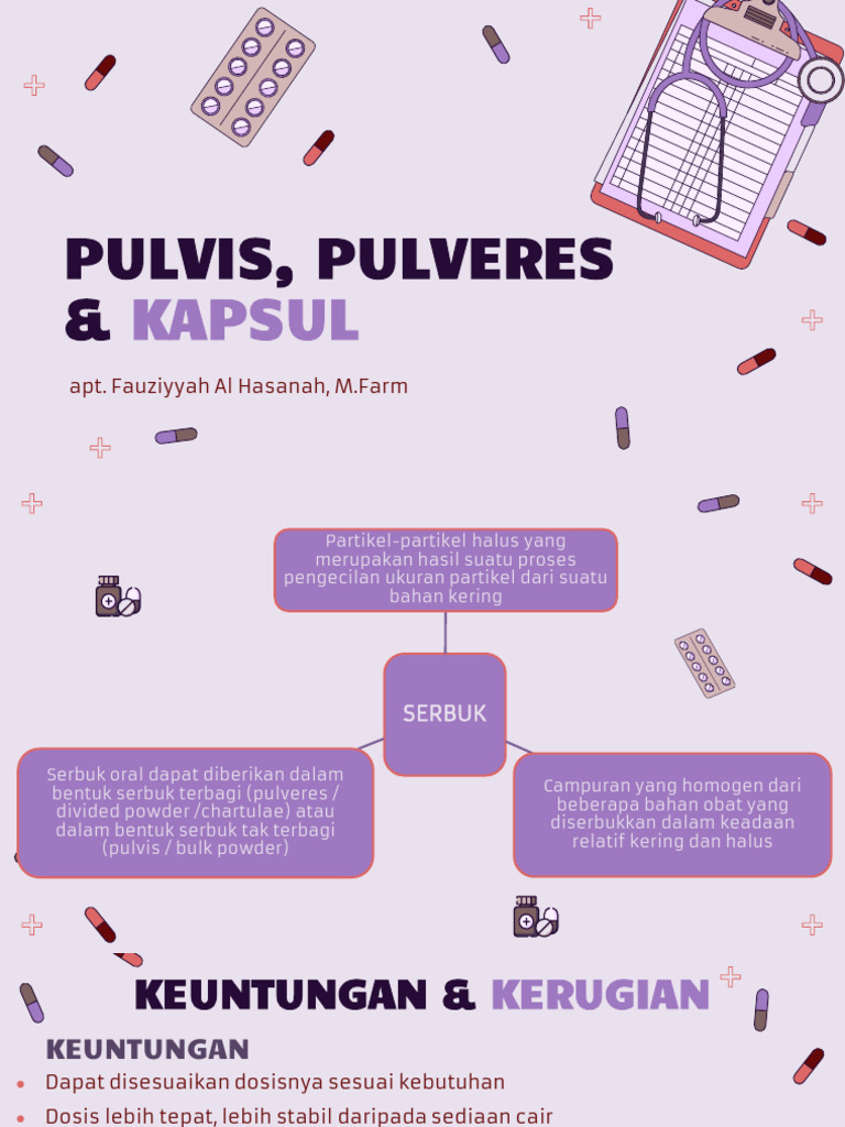 Pulvis, Pulveres Dan Kapsul | PDF