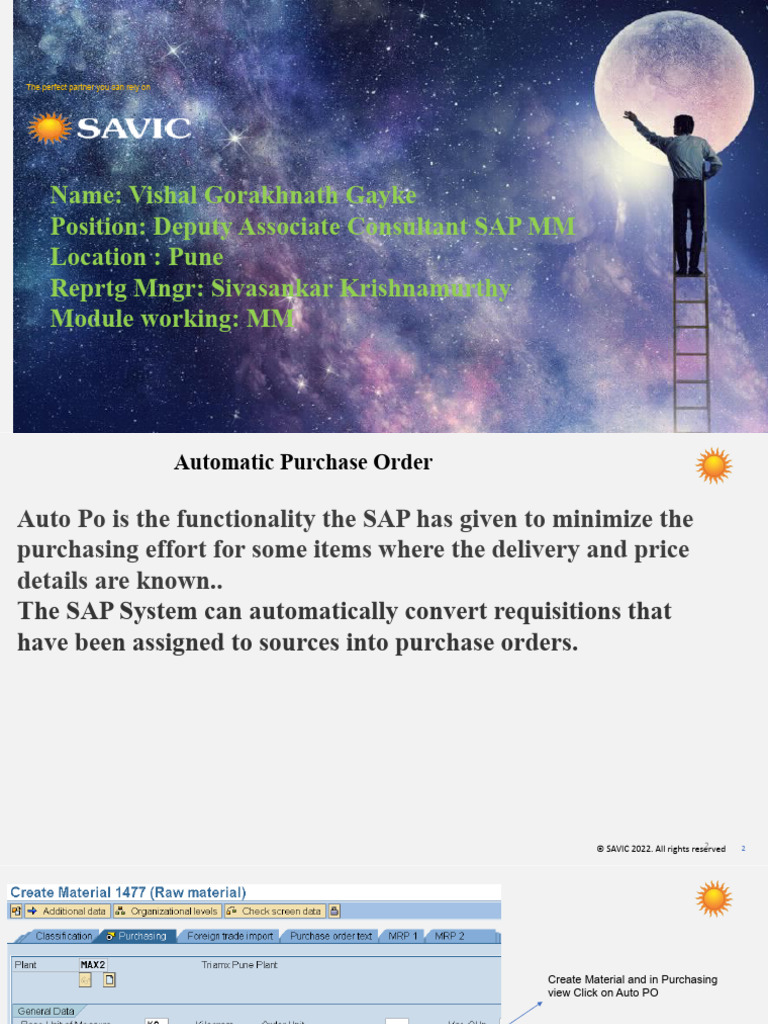 Automatic PO | PDF | Enterprise Resource Planning | Computing