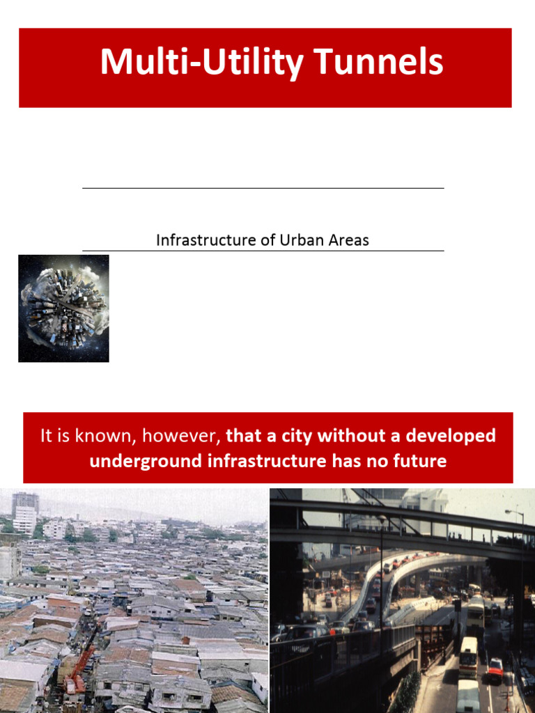 Multi Utility Tunnel | PDF | Tunnel | Pipe (Fluid Conveyance)