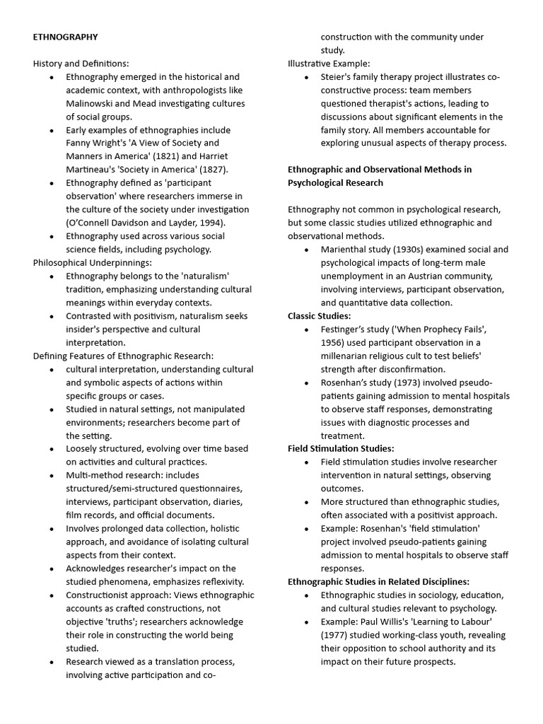 FM Midterm | Download Free PDF | Phenomenology (Philosophy) | Ethnography