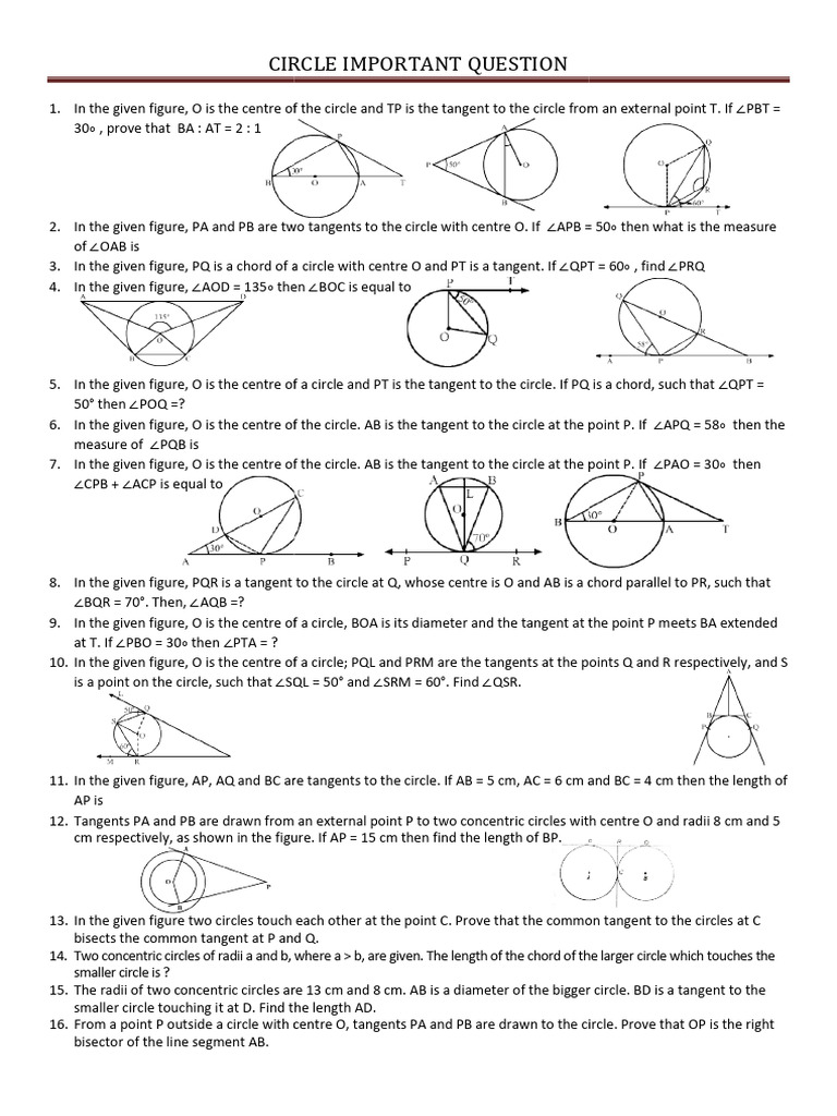Circle | PDF | Circle | Elementary Mathematics