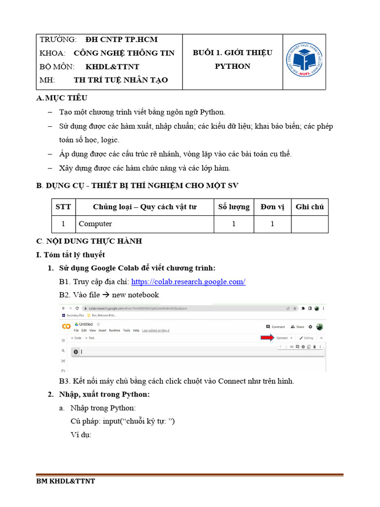 Tuan1 - Gioi Thieu Python | PDF