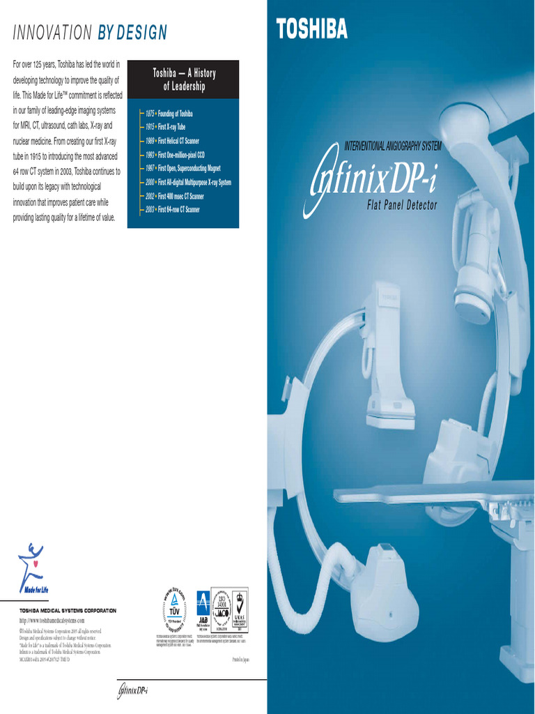 Toshiba Infinix DP I Brochure | PDF | Angiography | Imaging