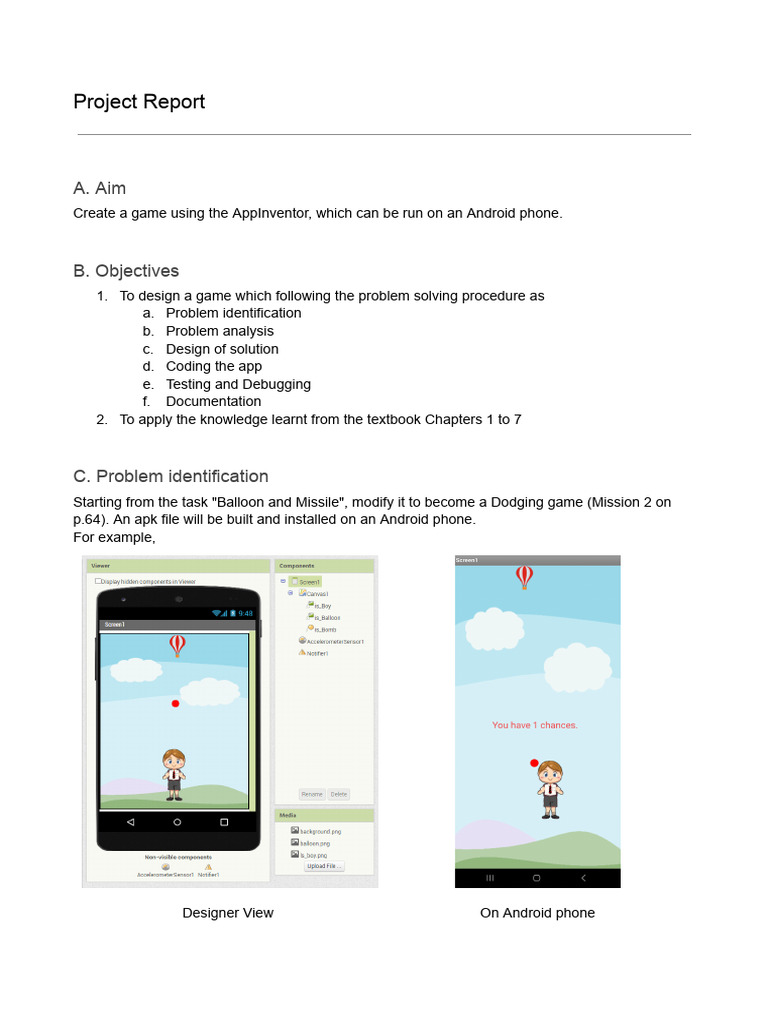 ICT Project Report | PDF | Android (Operating System) | Software