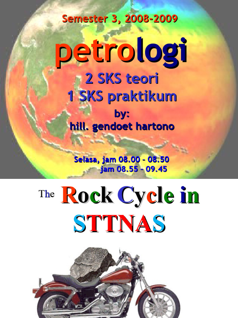 Petrologi 1 Siklus Batuan | PDF | Rock (Geology) | Sedimentary Rock