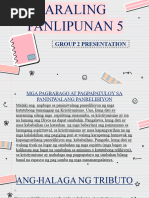 Kahulugan NG Tributo | PDF