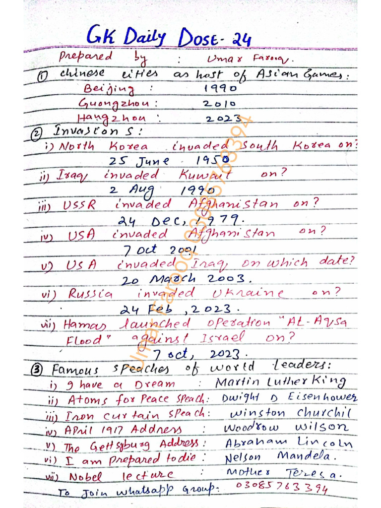 GK Daily Dose 24 | PDF