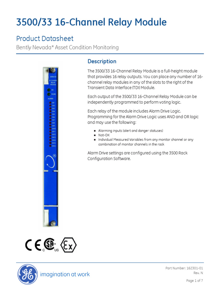 3500 33 Relay Modules Datasheet 162301n1 | PDF | Relay | High Voltage