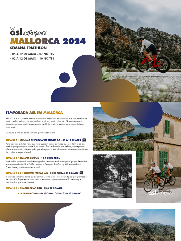 Semana de Triathlon em Mallorca 2024 | PDF | Triatlo Ironman