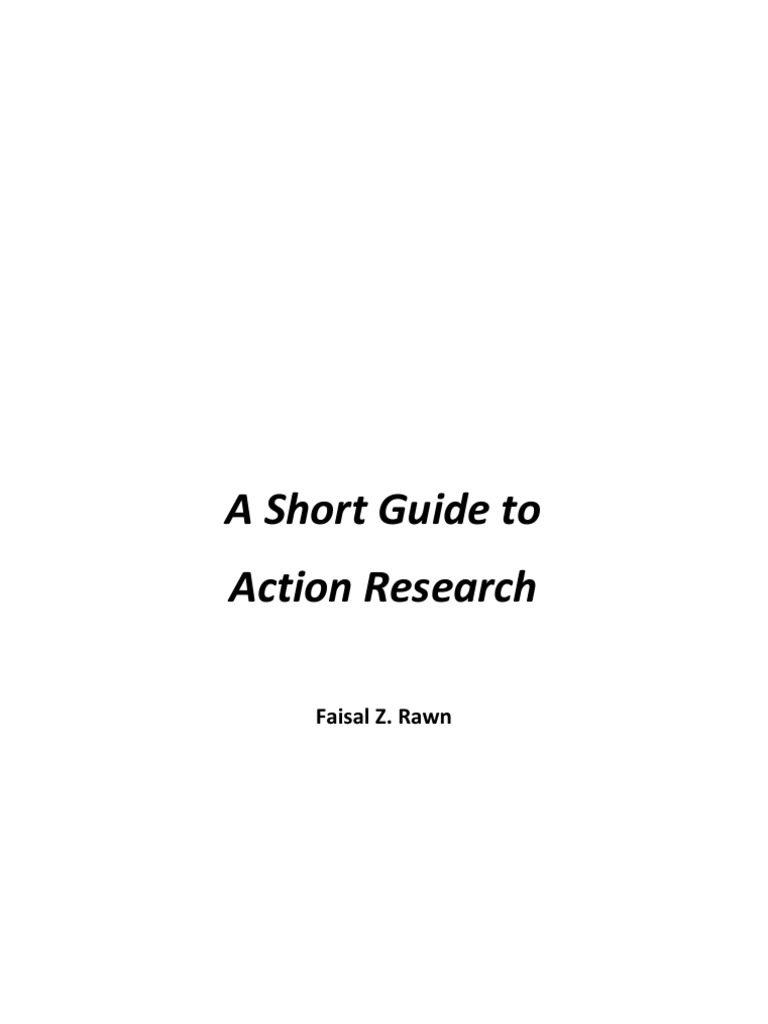 A Short Guide To Action Research (Notes) | PDF | Action Research | Data