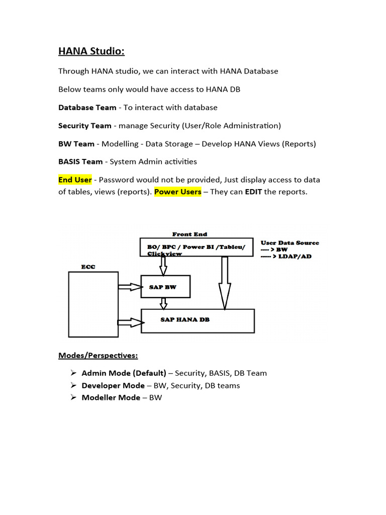 Day 3 - HANA Studio | PDF