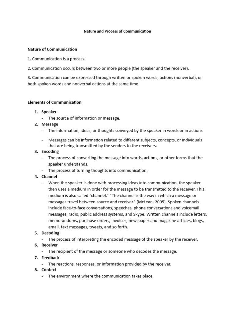 Understanding Communication Process | PDF | Communication | Human Communication