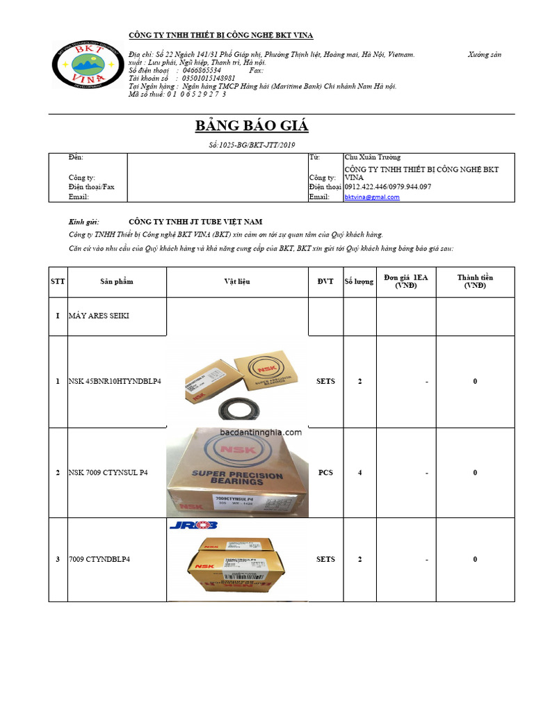 Danh M C Bi Máy | PDF