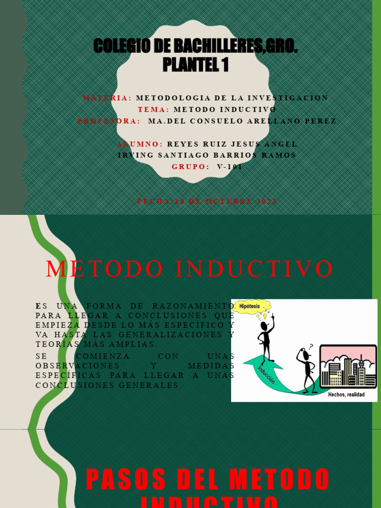 Metodo Inductivo | PDF | Razón | Lógica