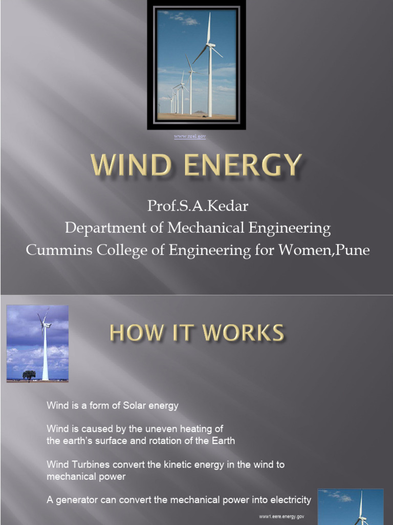Wind 1 - SAK | PDF | Wind Turbine | Turbine