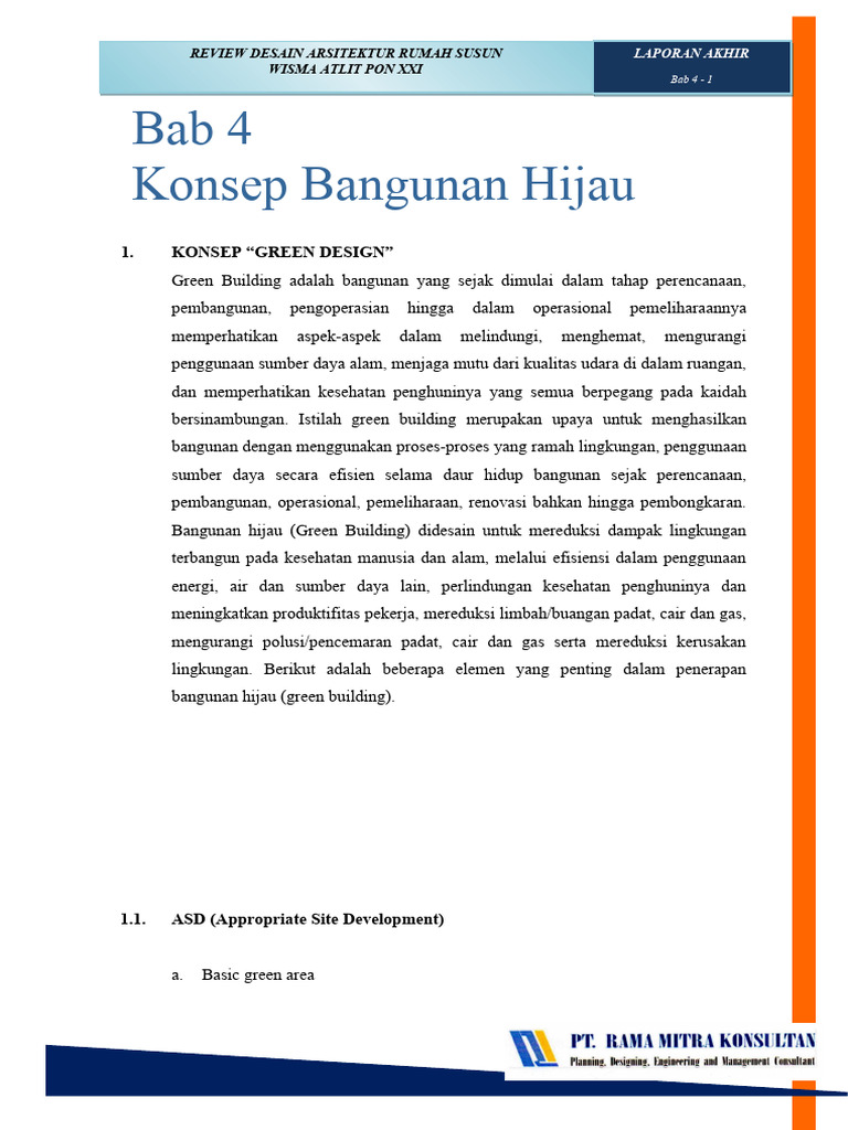 Bab 4 Konsep Green Building Arsitektur | PDF