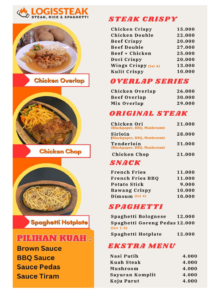 Menu Steak Ter Enak | PDF