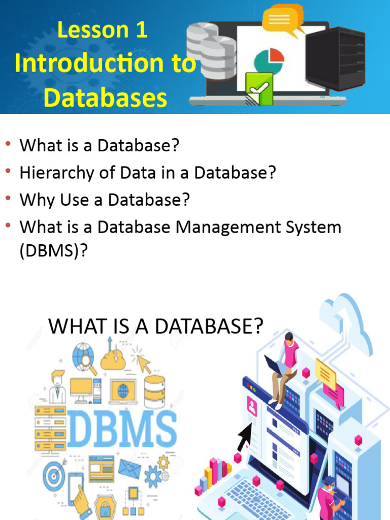 L1 - Introduction To Databases | PDF | Databases | Cybernetics L1 - Introduction To Databases | PDF | Databases | Cybernetics