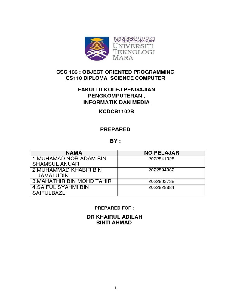Csc186 Report Pdf Class Computer Programming Inheritance Object Oriented Programming 2721