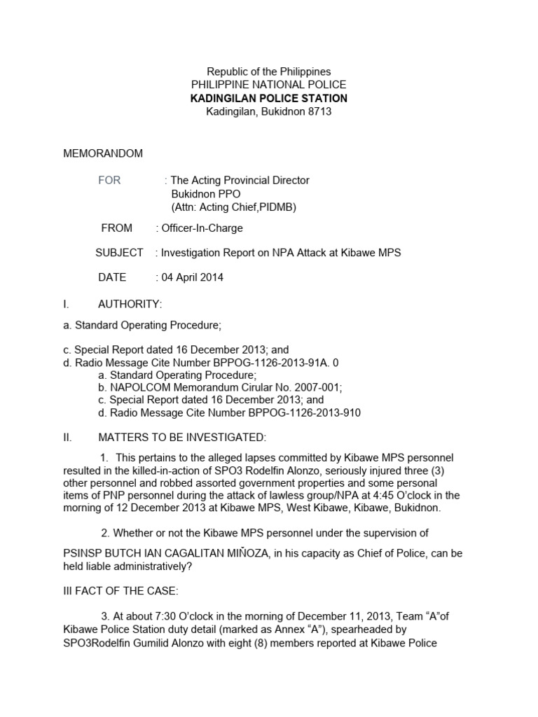 Investigation Report 1 | PDF | Firearms