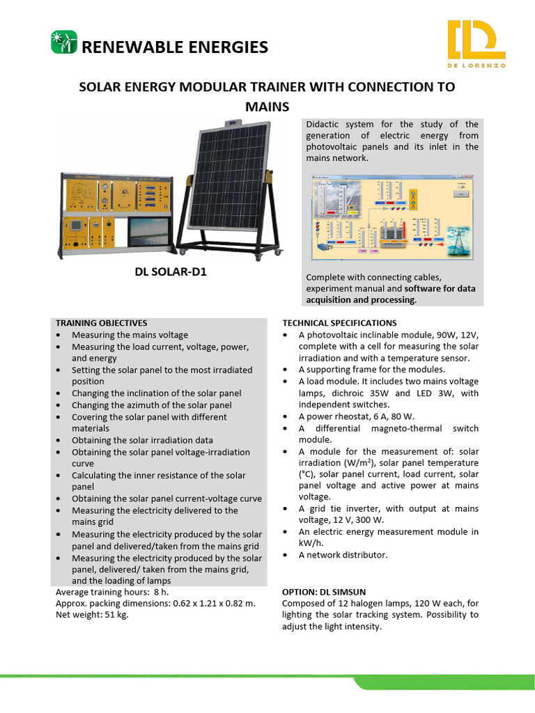 Solar-D1 Eng | PDF | Solar Panel | Solar Energy
