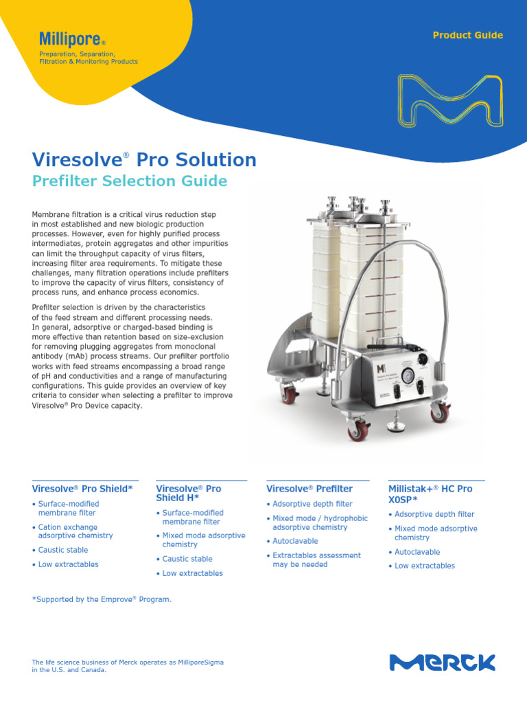 Viresolve Pro Selguide Pg5156en MK | PDF | Filtration | Monoclonal Antibody