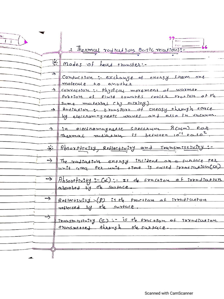 1b-Radiation Proper Notes | PDF