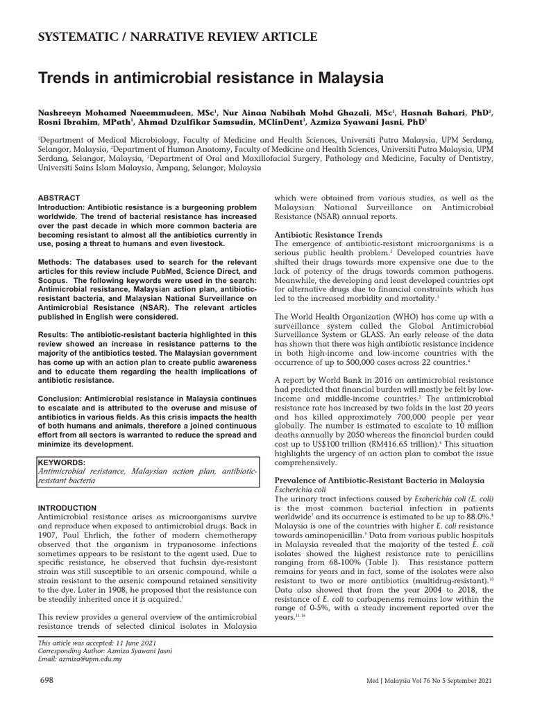 Antimicrobial Resistance Pdf Antimicrobial Resistance Staphylococcus Aureus