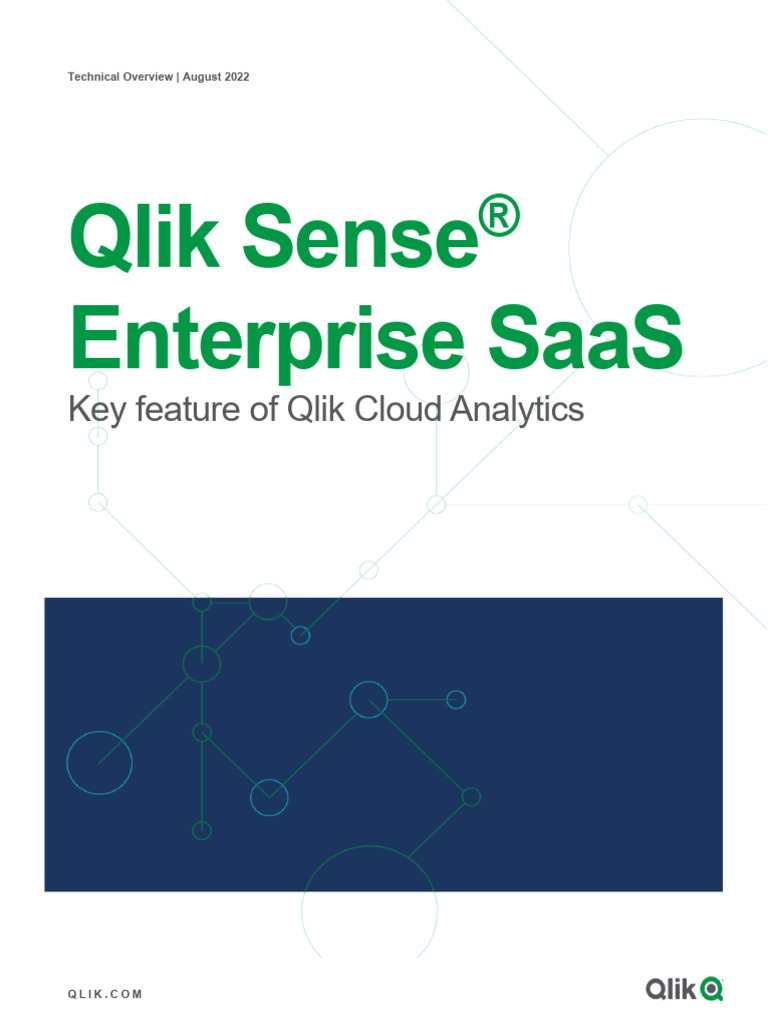 WP Qlik Sense Enterprise Saas Technical Overview en | PDF | Cloud Computing | Software As A Service