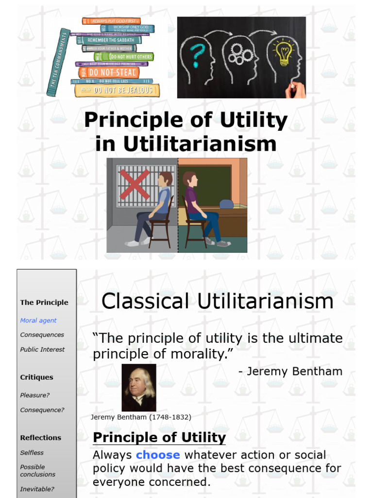 Module 2a Principle of Utility | PDF | Utilitarianism | Pleasure