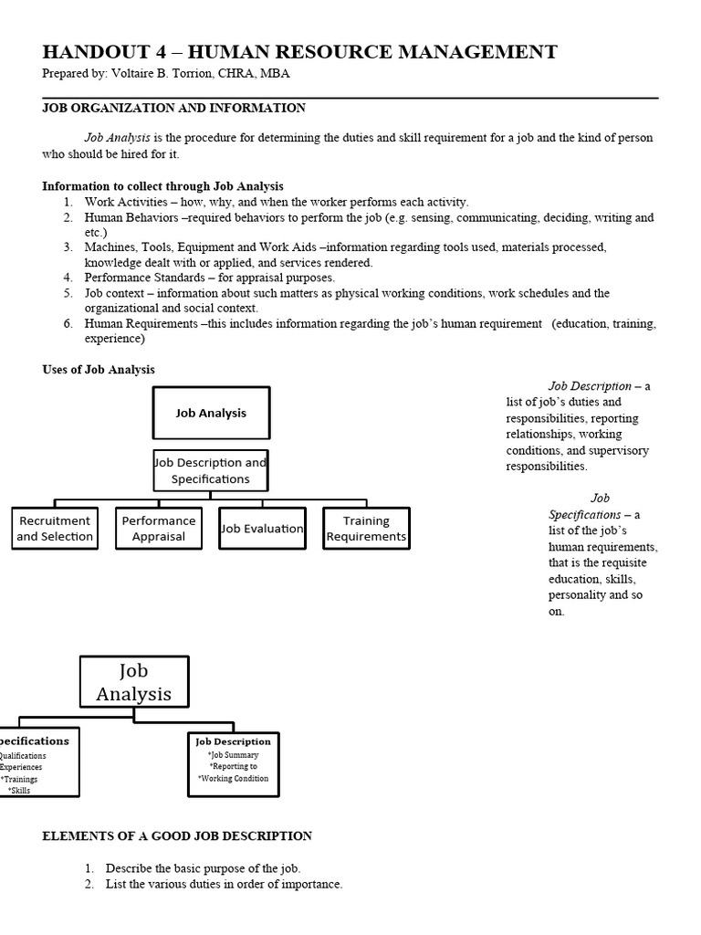 HANDOUT 4 in Human Resource Management | PDF | Cognitive Science | Business