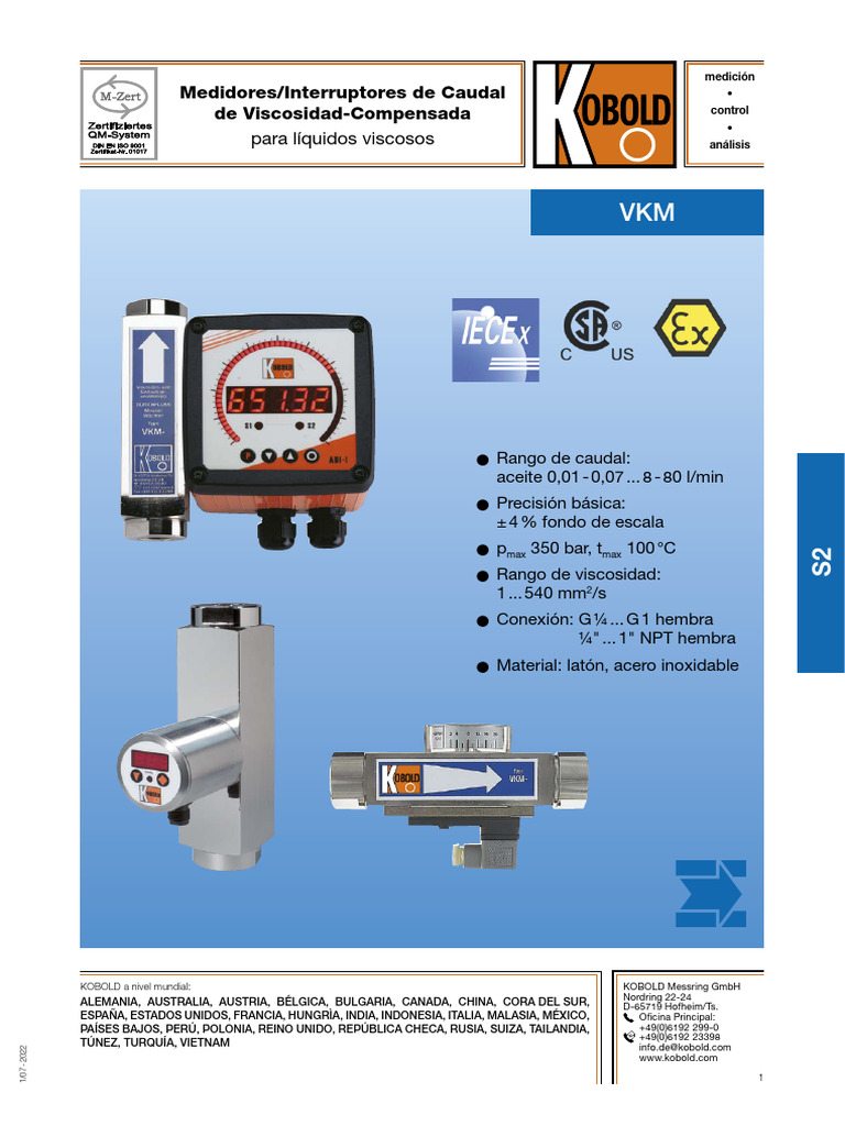 VKM Es Caudal | PDF | Imán | Medición