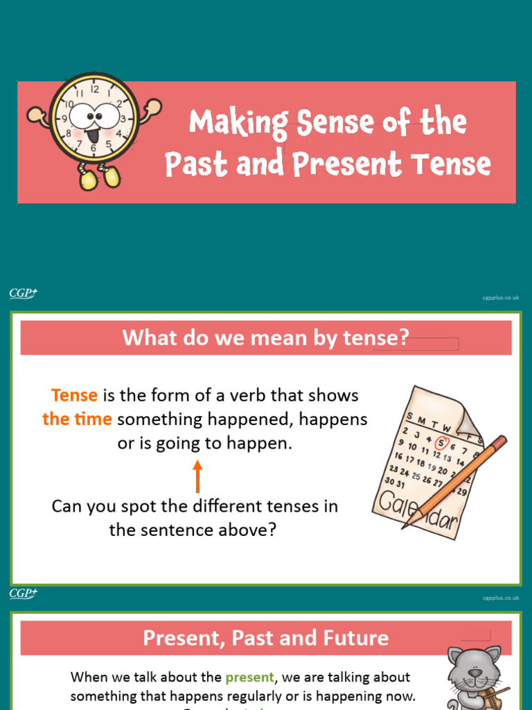 Making Sense of Past and Present Tense (Year 2) - E1PAT32 | PDF ...