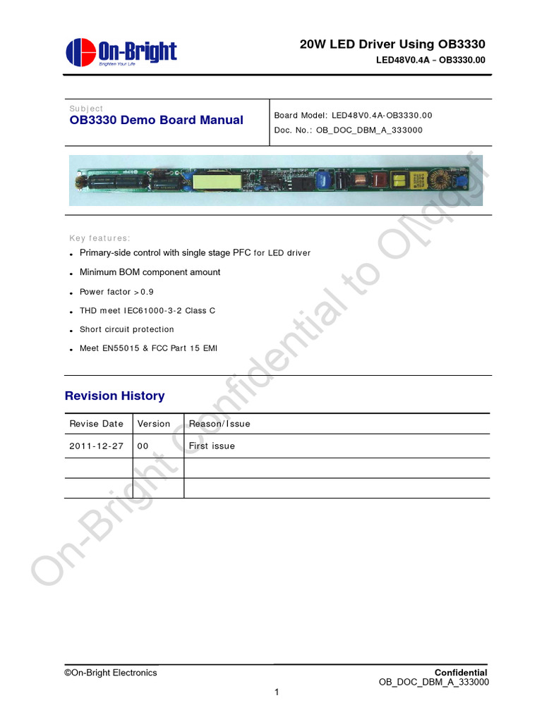 OB3330 | PDF | Electronic Engineering | Electrical Engineering