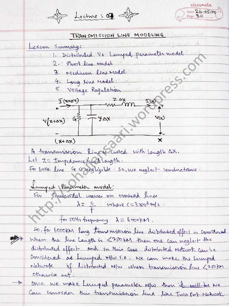 07 Transmission Line Modeling | PDF